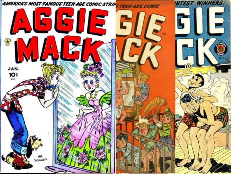 Aggie Mack Collection | Superior | Vintage Humor Comic Book | Jan 1948 ...