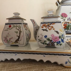 Franklin Mint Asian Tea Set - Etsy