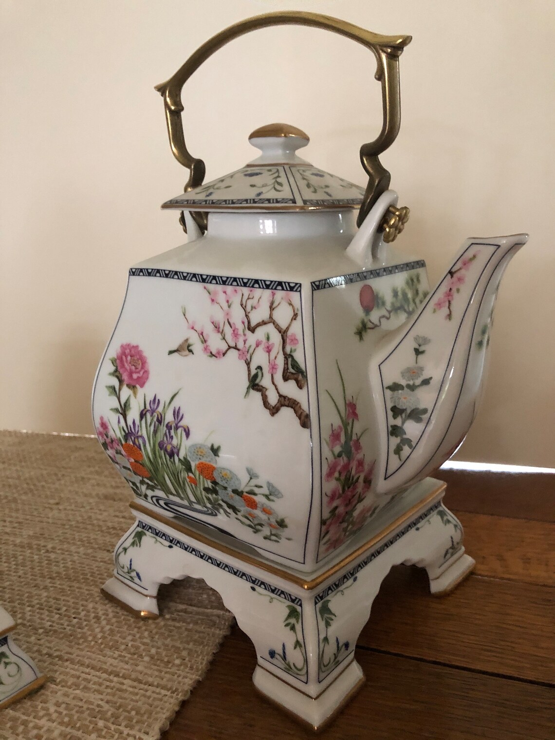 Franklin Mint Asian Tea Set - Etsy