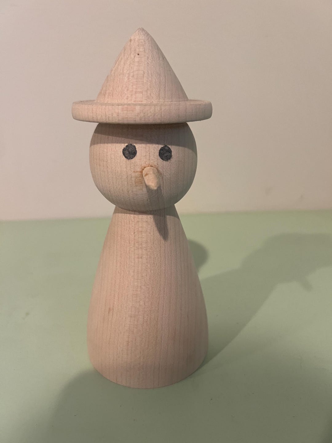 Hand-turned Maple Wooden Witch: Spooky Halloween Decor - Etsy