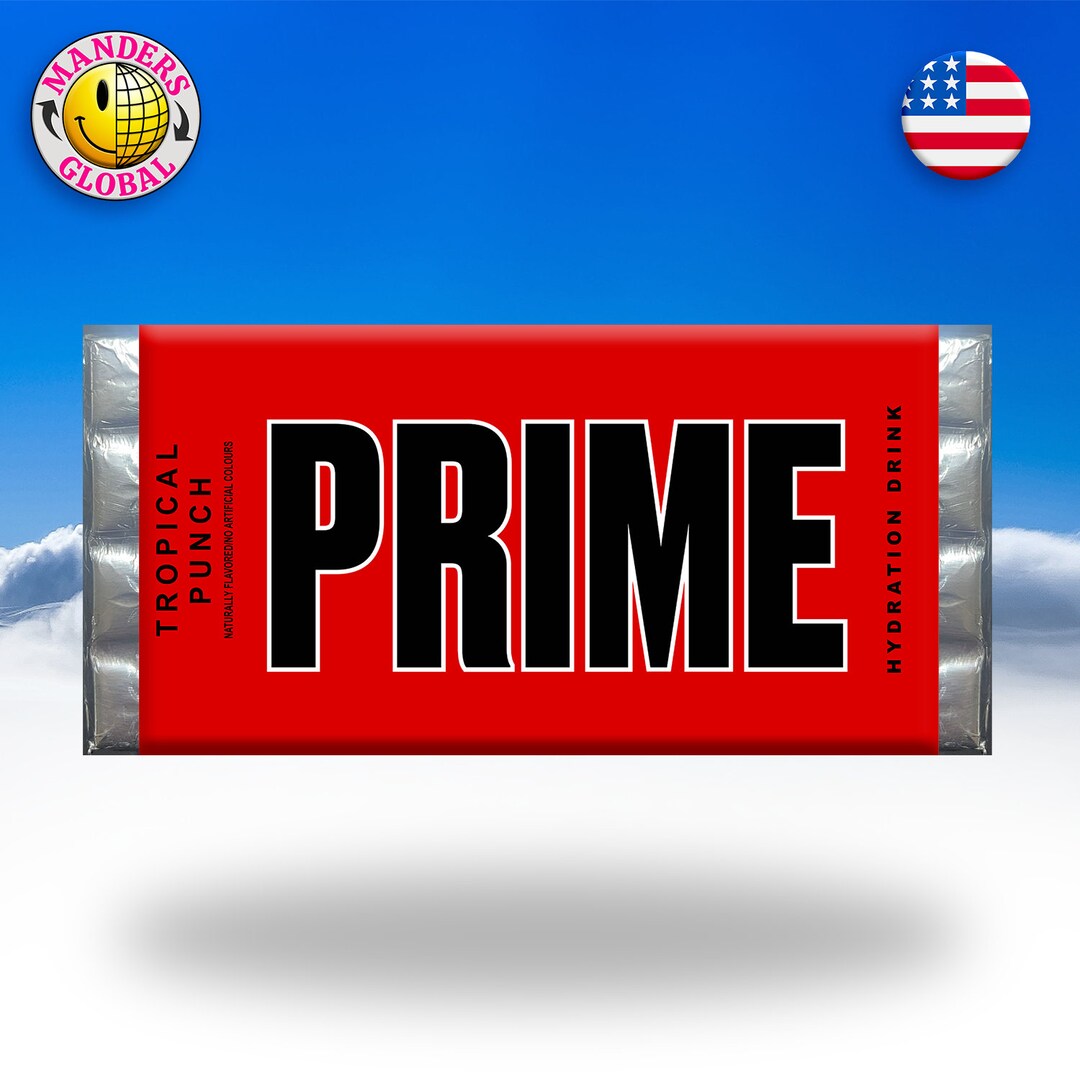 Prime Tropical Punch Novelty Wrapper Chocolate Bar - Etsy