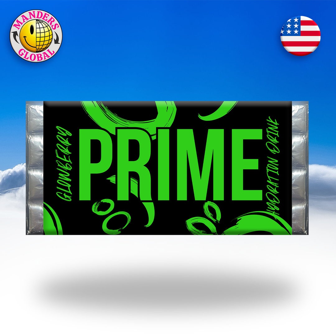 Prime Glowberry Novelty Wrapper Chocolate Bar - Etsy