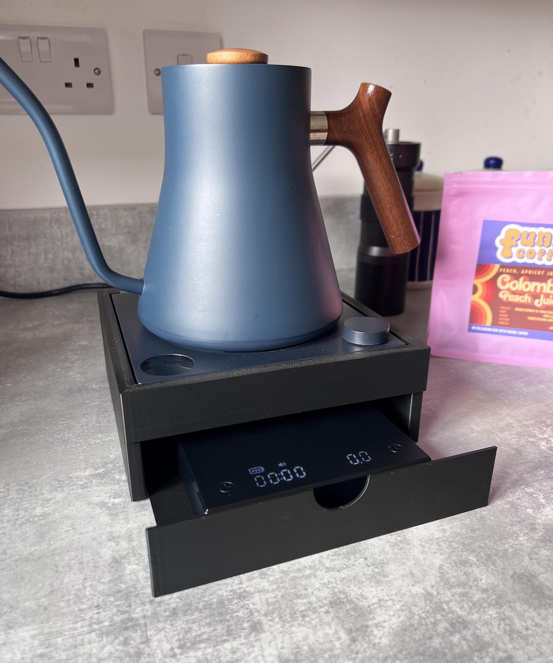Fellow Stagg Stand | Kettle Riser With Scale Drawer Organizer ...