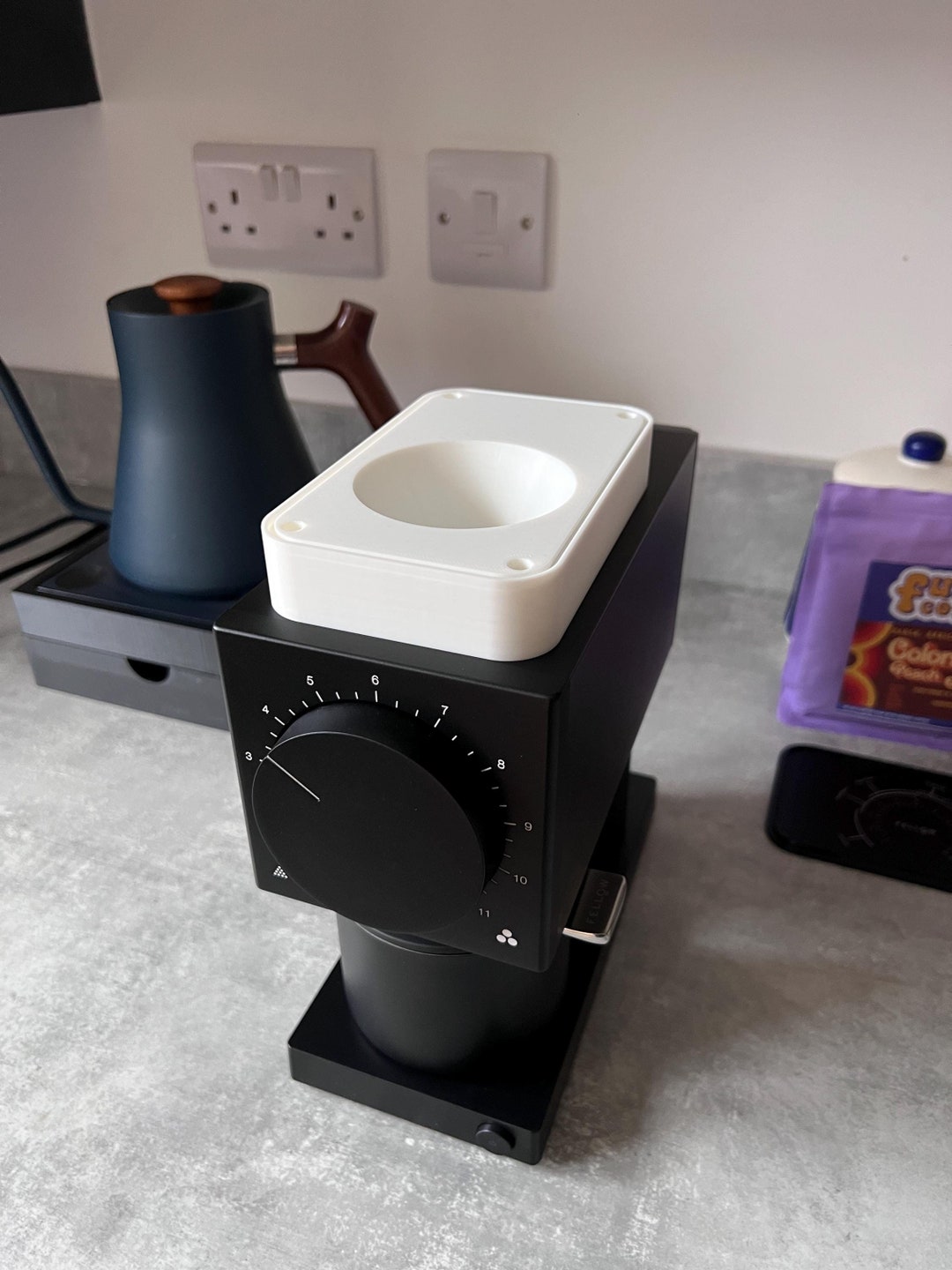 Fellow Ode Upgraded Hopper | Anti-sticking Design 3D Printed | Gen 1 ...