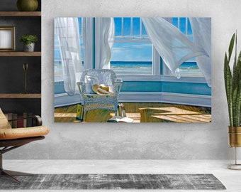 Window View Art Canvas - Etsy