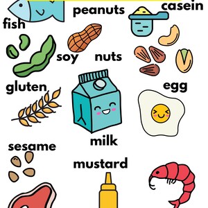 CUSTOM Kids Food Allergy Shirt, Food Allergy Kids Graphic Tee | Nut ...