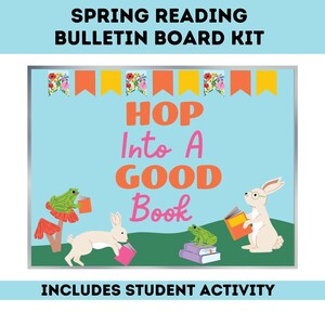 Easter Spring Bulletin Board | Library Bulletin Kit | April Classroom ...