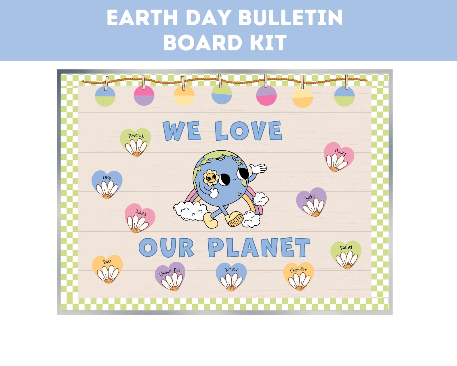 Earth Day Bulletin Board Kit April Bulletin Board Kit Printable ...