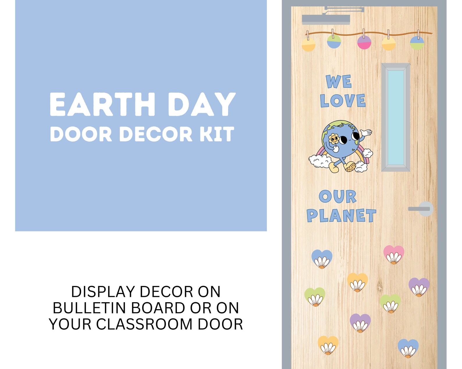 Earth Day Bulletin Board Kit April Bulletin Board Kit Printable ...