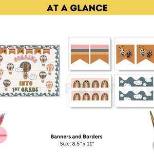 Back to School Bulletin Board | Soaring Into 1st Grade | End of School ...