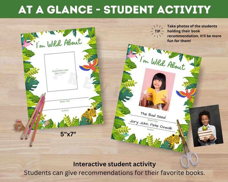 Library Bulletin Board | Reading Door Decor Kit | Summer Spring ...