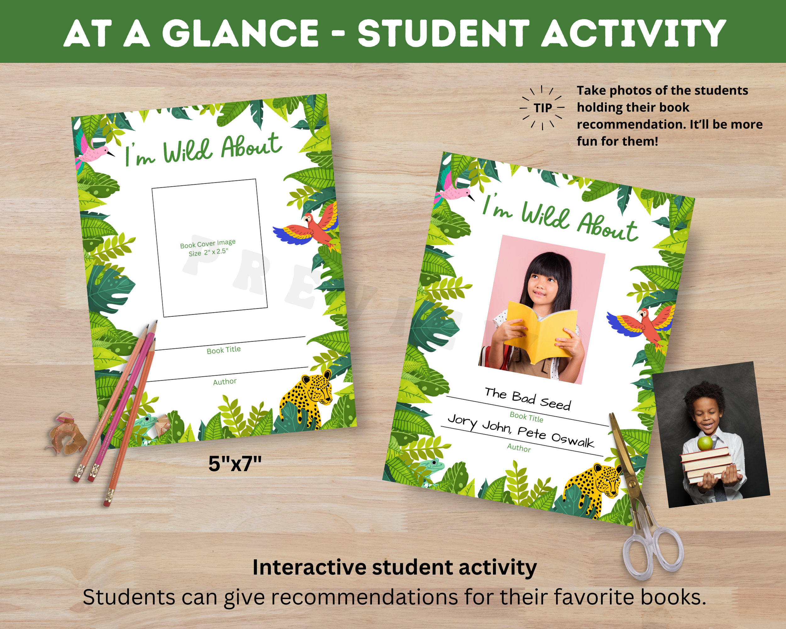 Library Bulletin Board | Reading Door Decor Kit | Summer Spring ...