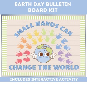 Earth Day Bulletin Board Kit April Bulletin Board Kit Printable ...