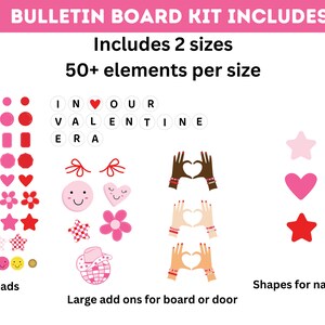 Valentine's Day Bulletin Board Kit | in My Valentine Era | Friendship ...