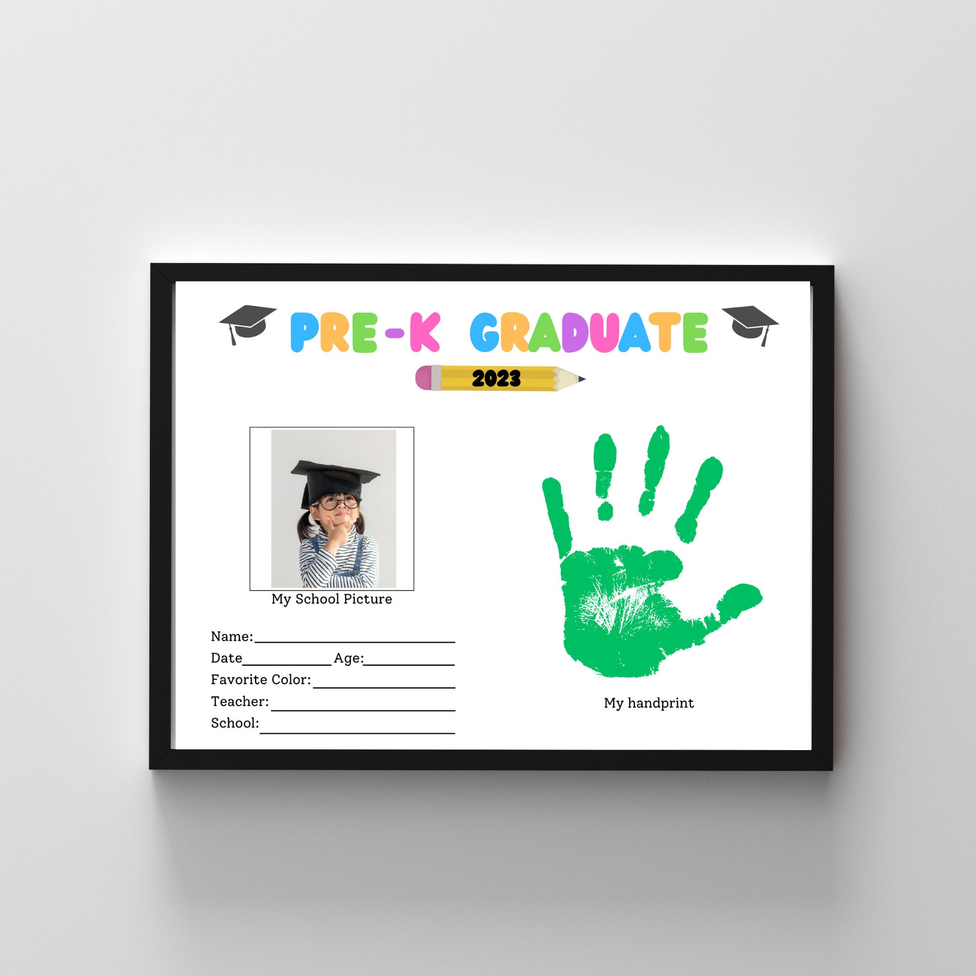 Certificados de graduación preescolar imprimibles / Descarga - Etsy México
