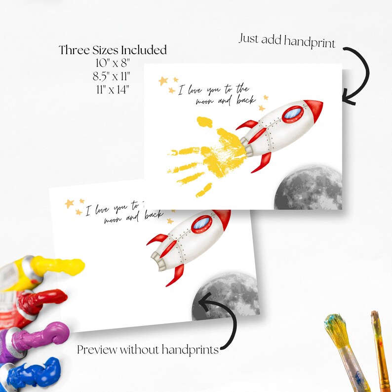 Coloring Cards for Kids Fathers Day | Mother's Day Gift From Kid to Mom ...