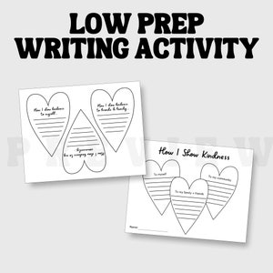 Valentine's Day Bulletin Board Kit | Kindness Writing Activity ...