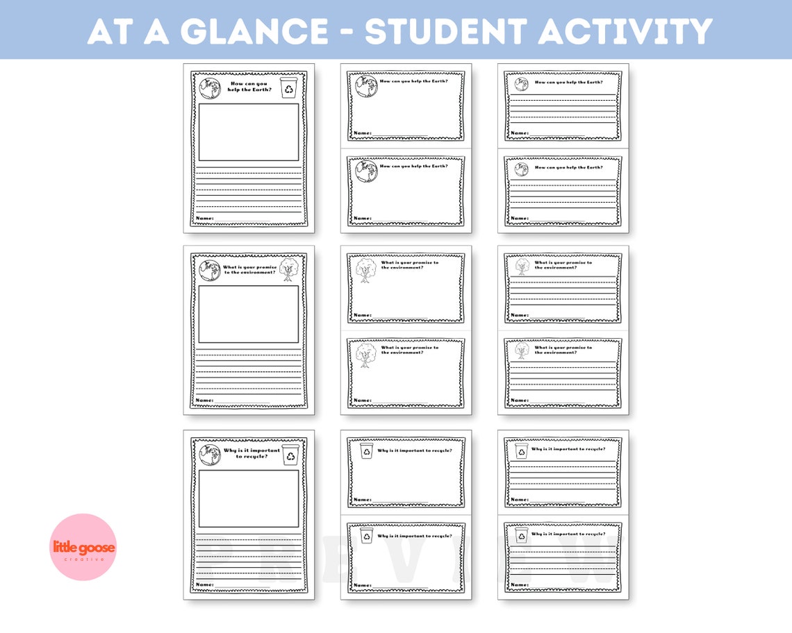 Earth Day Bulletin Board Kit April Bulletin Board Kit Printable ...