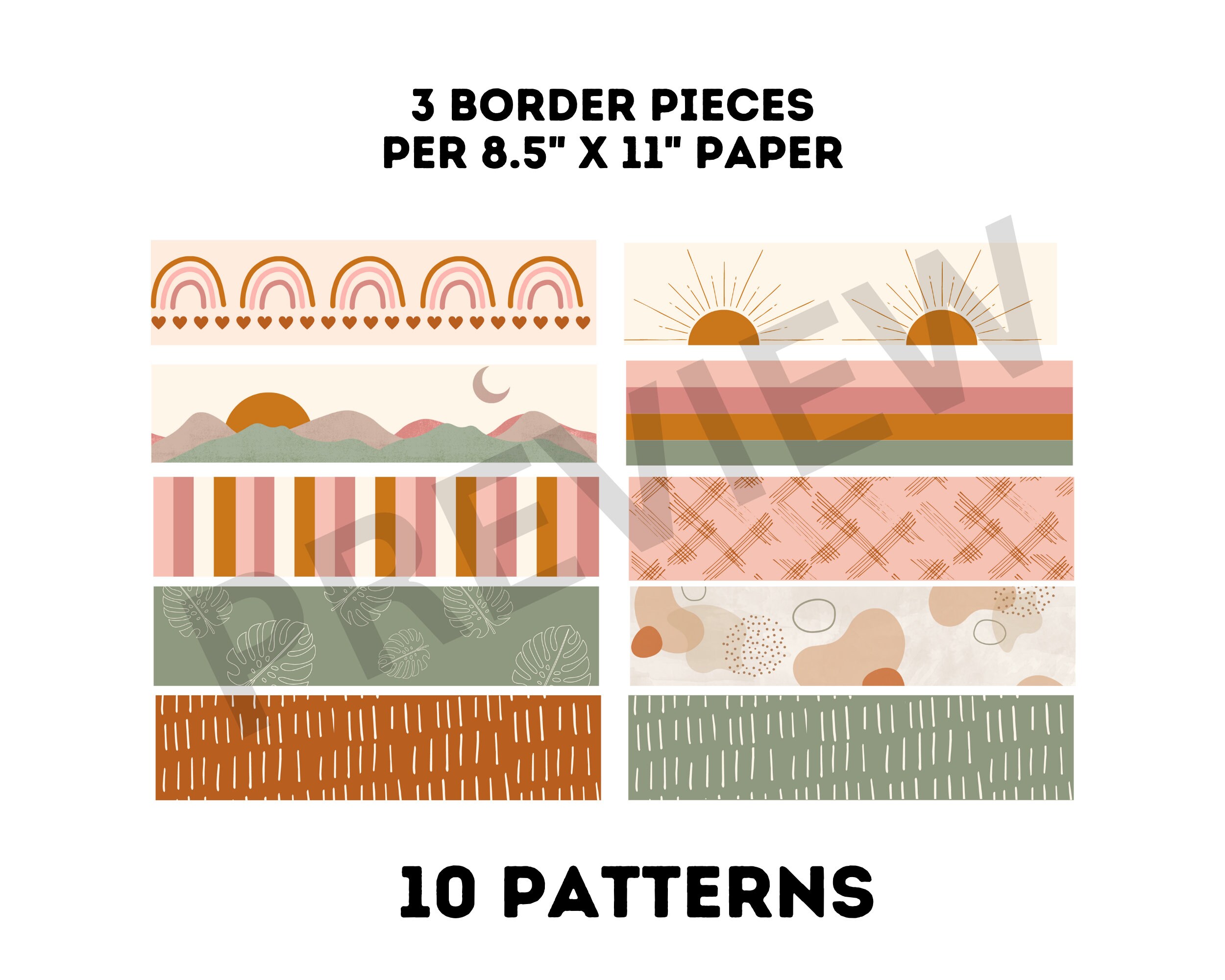 Neutral Boho Rainbow Classroom Decor Elementary Classroom Decor ...