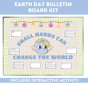 Earth Day Bulletin Board Kit April Bulletin Board Kit Printable ...