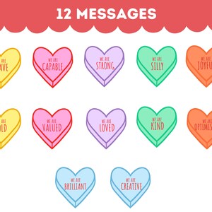 Valentine's Day Bulletin Board Kit | Candy Hearts Decor | February Door ...