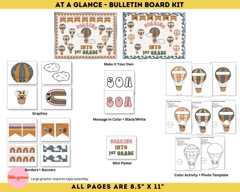 Back to School Bulletin Board | Soaring Into 1st Grade | End of School ...