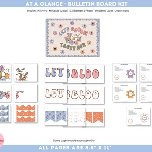 Spring Bulletin Board Kit | Printable Classroom Decor | Spring ...