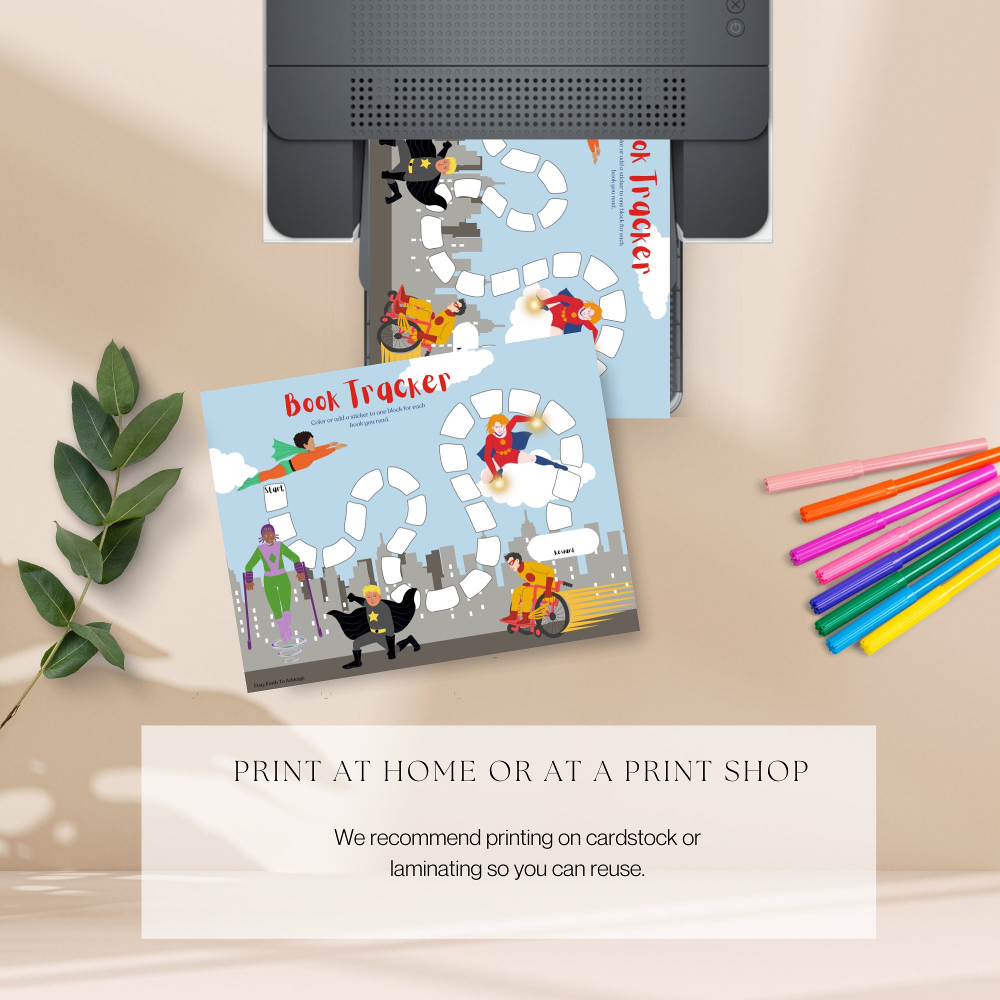 Kids Summer Reading Log Super Hero Printable Book - Etsy