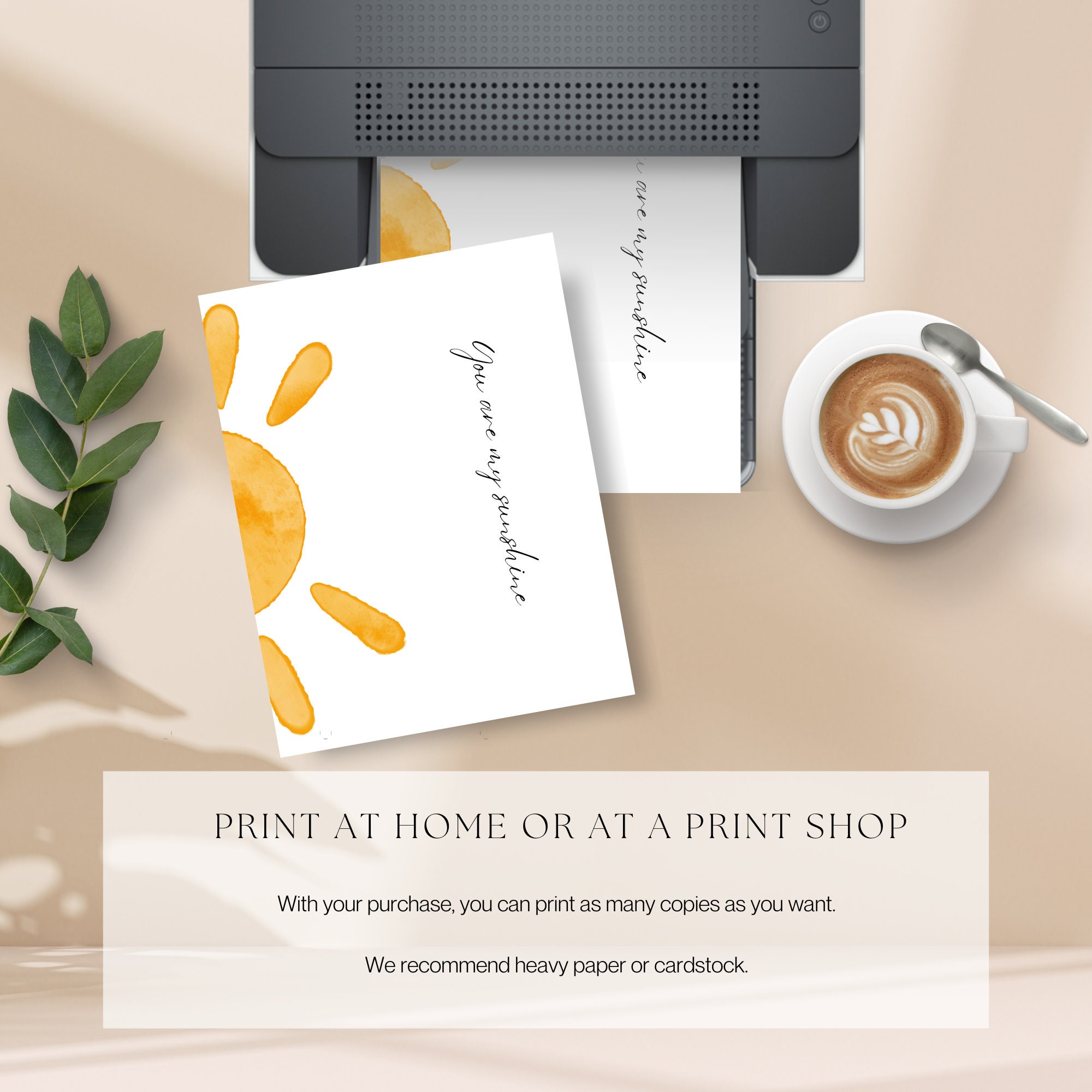 Mothers Day Printable You Are My Sunshine | DIY Art for Nana Aunt ...