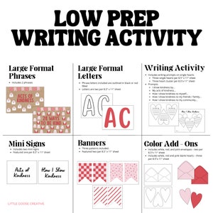 Valentine's Day Bulletin Board Kit | Kindness Writing Activity ...