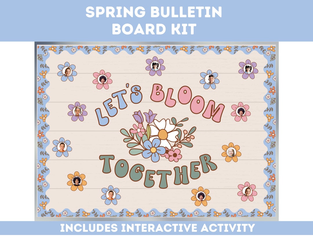 Spring Bulletin Board Kit | Printable Classroom Decor | Spring ...