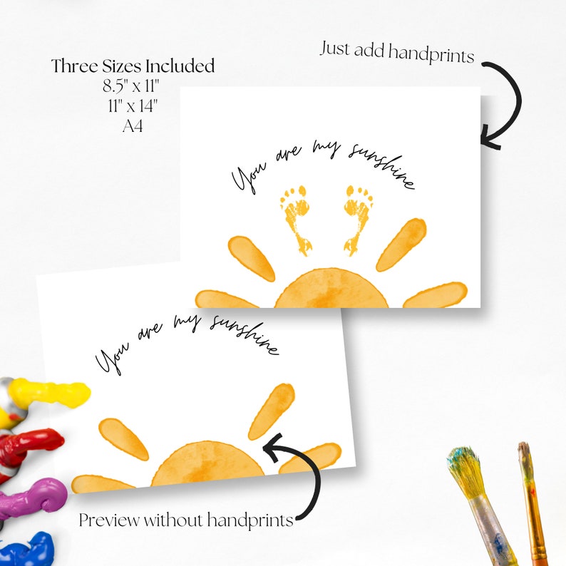 Mothers Day Printable You Are My Sunshine Mothers Day - Etsy
