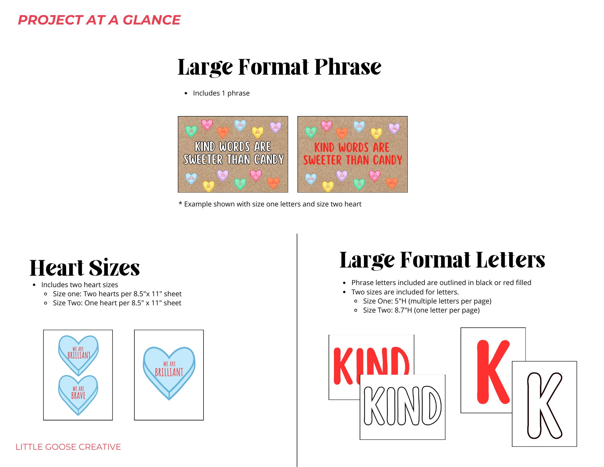 Valentine's Day Bulletin Board Kit Candy Heart Affirmations Kindness ...