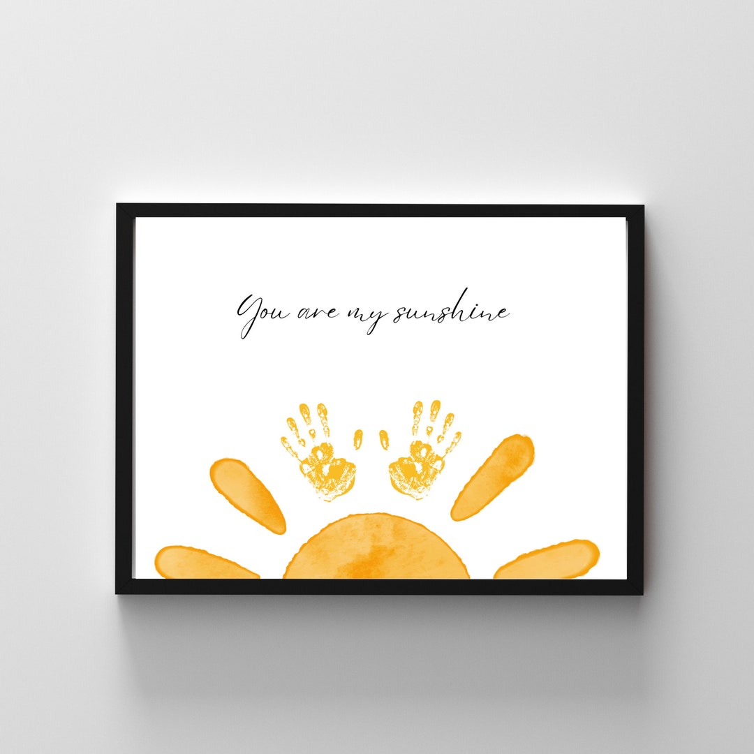 Mothers Day Printable You Are My Sunshine | DIY Art for Nana Aunt ...