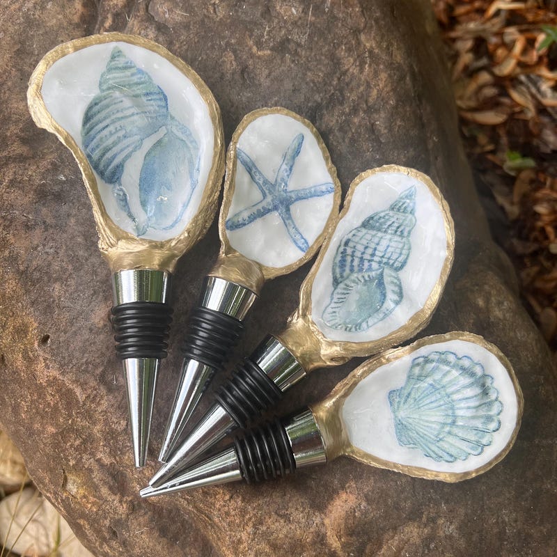 Decoupage Conch Shells - Etsy