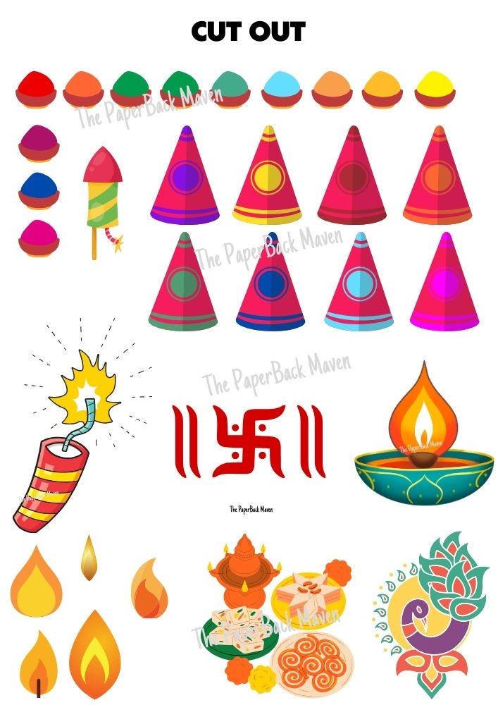 Diwali Activity Pack for Kids | Printable Worksheets, Games & Crafts ...