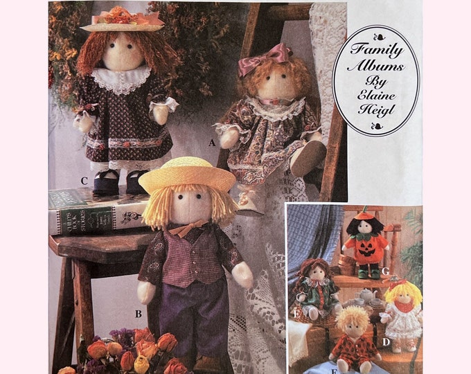Felt Doll and Clothes - Family Albums by Elaine Heigl - Simplicity ...