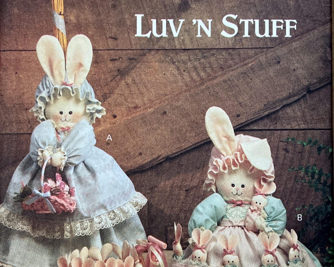 Bunny Hide-away by Luv 'N Stuff - Butterick Craft Pattern 6029 - Etsy