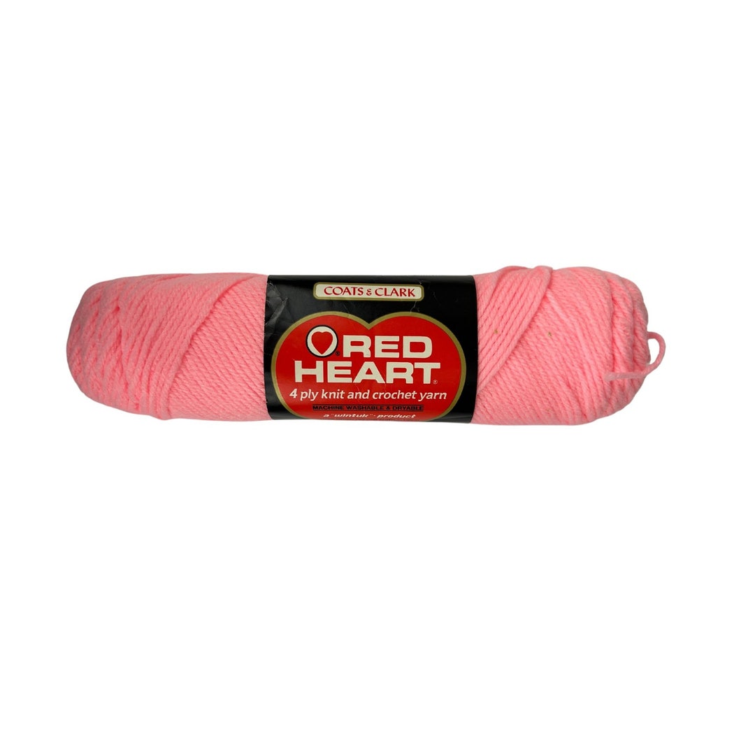 Red Heart Yarn - Machine Washable Yarn, Pink - Etsy