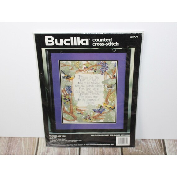 Bucilla Psalm 104 by Nacy Rossi Cross Stitch Kit Sewing & Needlecraft ...