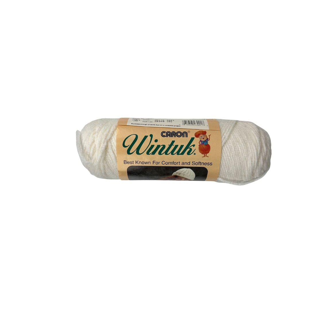 Caron Wintuk White Yarn - Etsy