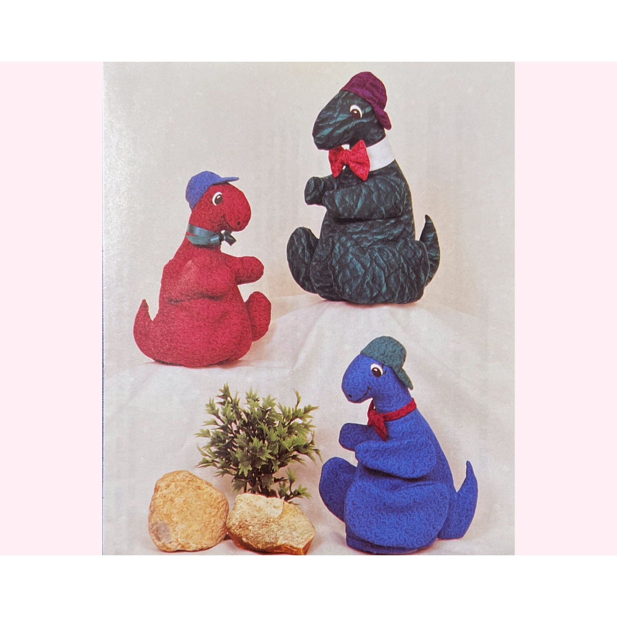 Dudley Dina Dinosaur Sewing Pattern #H-189 by Hickory Stick & Co - Etsy