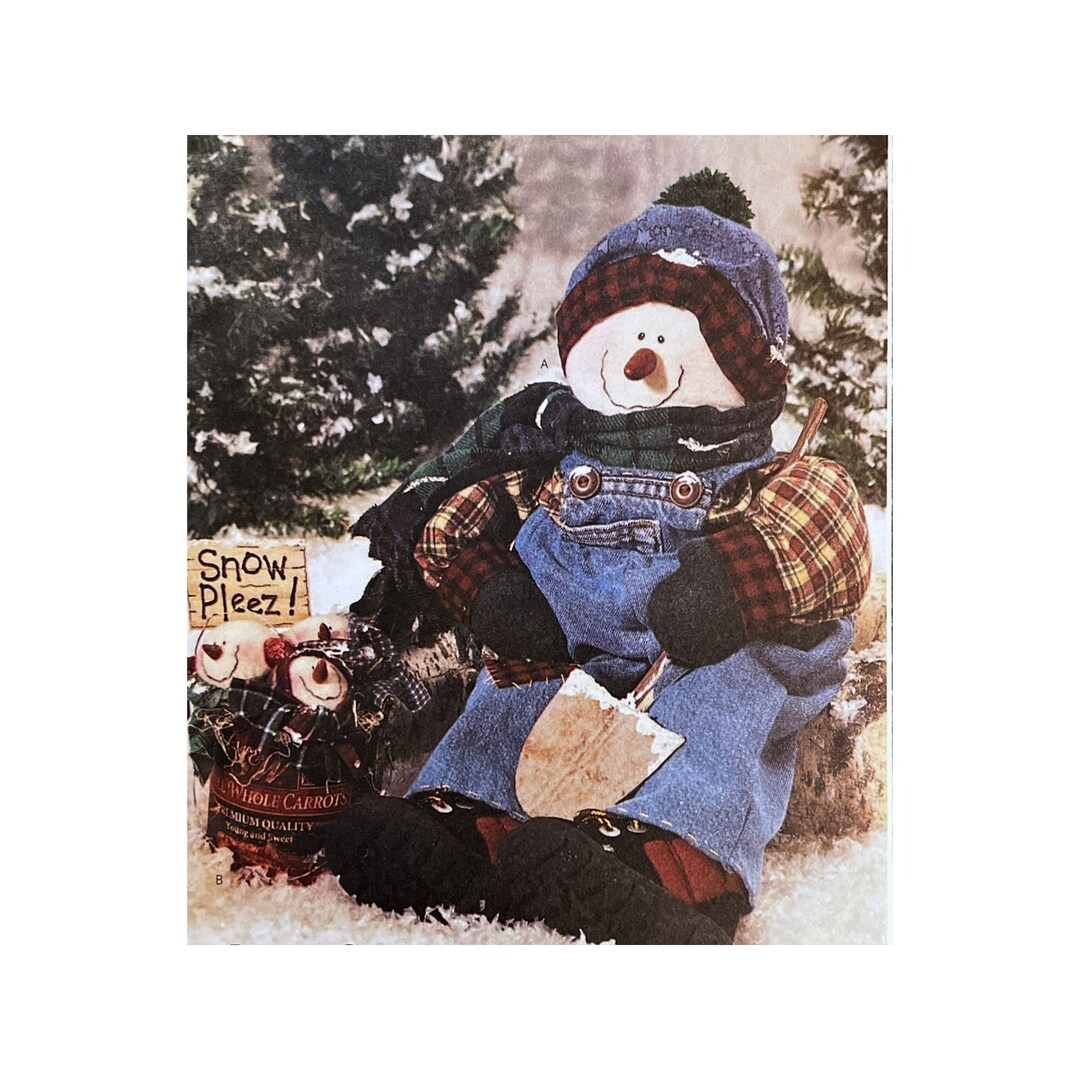 Luv N Stuff Sewing Pattern Snowman and Snowballs - Butterick Pattern ...