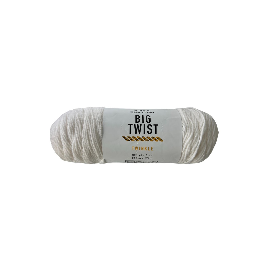 Big Twist - Twinkle Yarn - White - Etsy