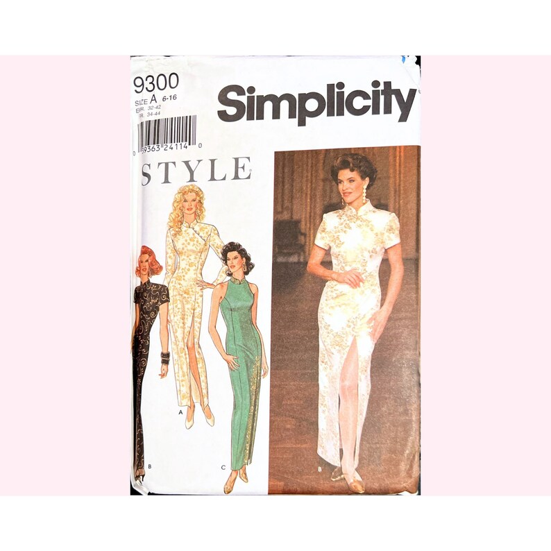Misses Dress Fitted Sewing Pattern Simplicity 9300 - Etsy