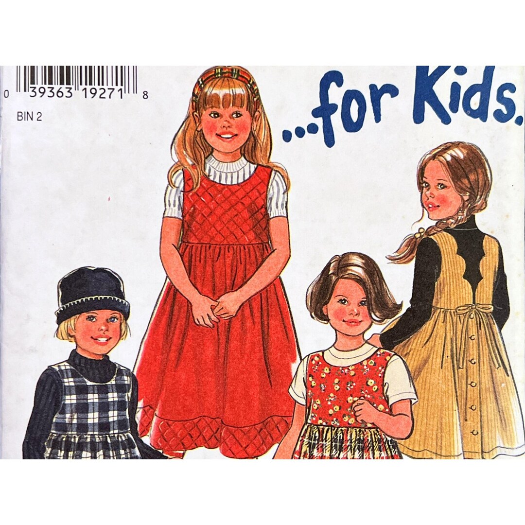 10 Pcs Girls Dresses - New Look Sewing Pattern 6558 - Etsy