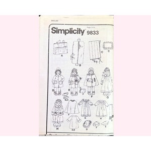 Doll Clothes, Tote, Doll Sized Garment Bag and Sleeping Bag ...