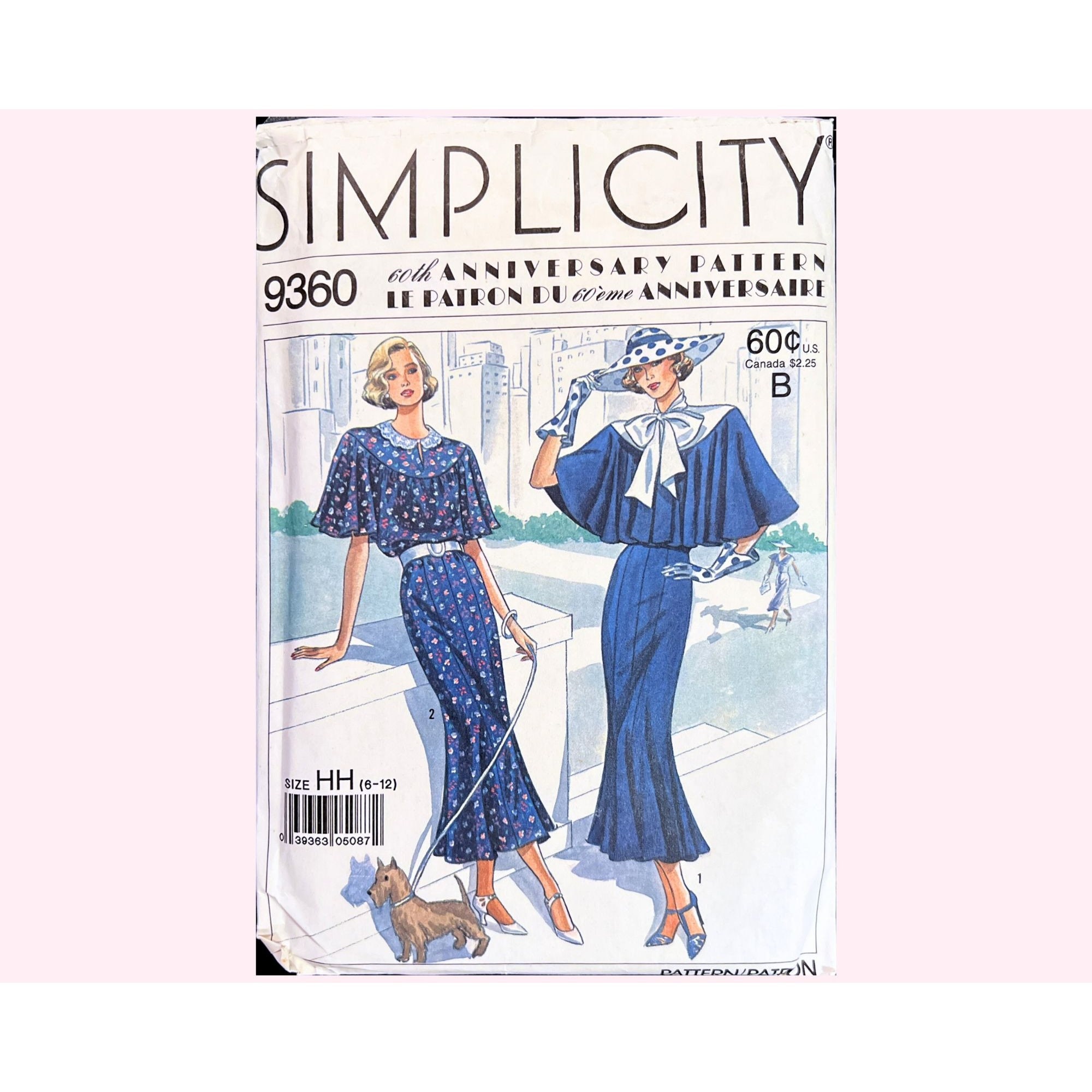 Simplicity Sewing Pattern 9360 - 60th Anniversary Misses' Dress Unique ...