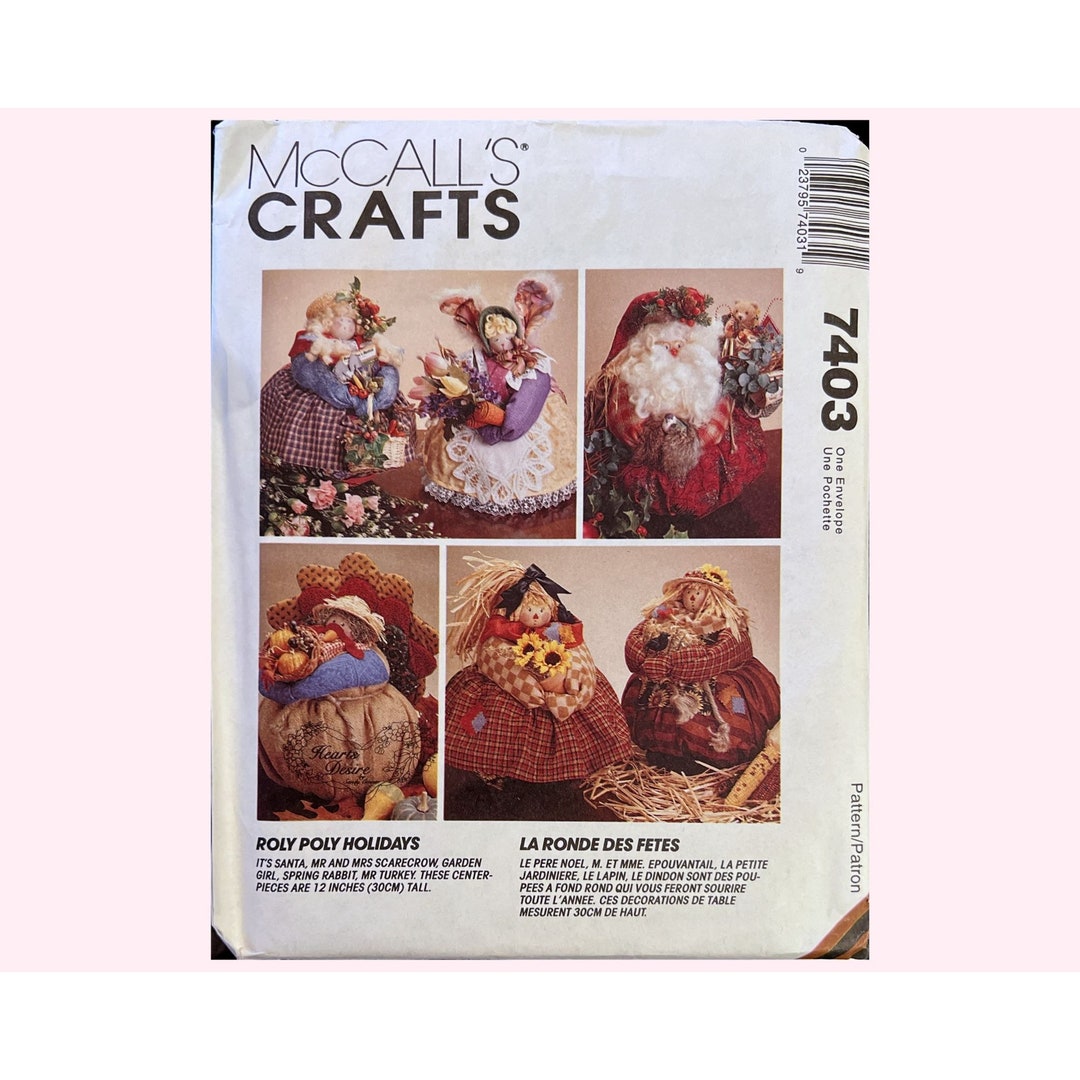 Roly Poly Holiday Santa, Mr & Mrs Scarecrow, Garden Girl, Rabbit, Mr ...