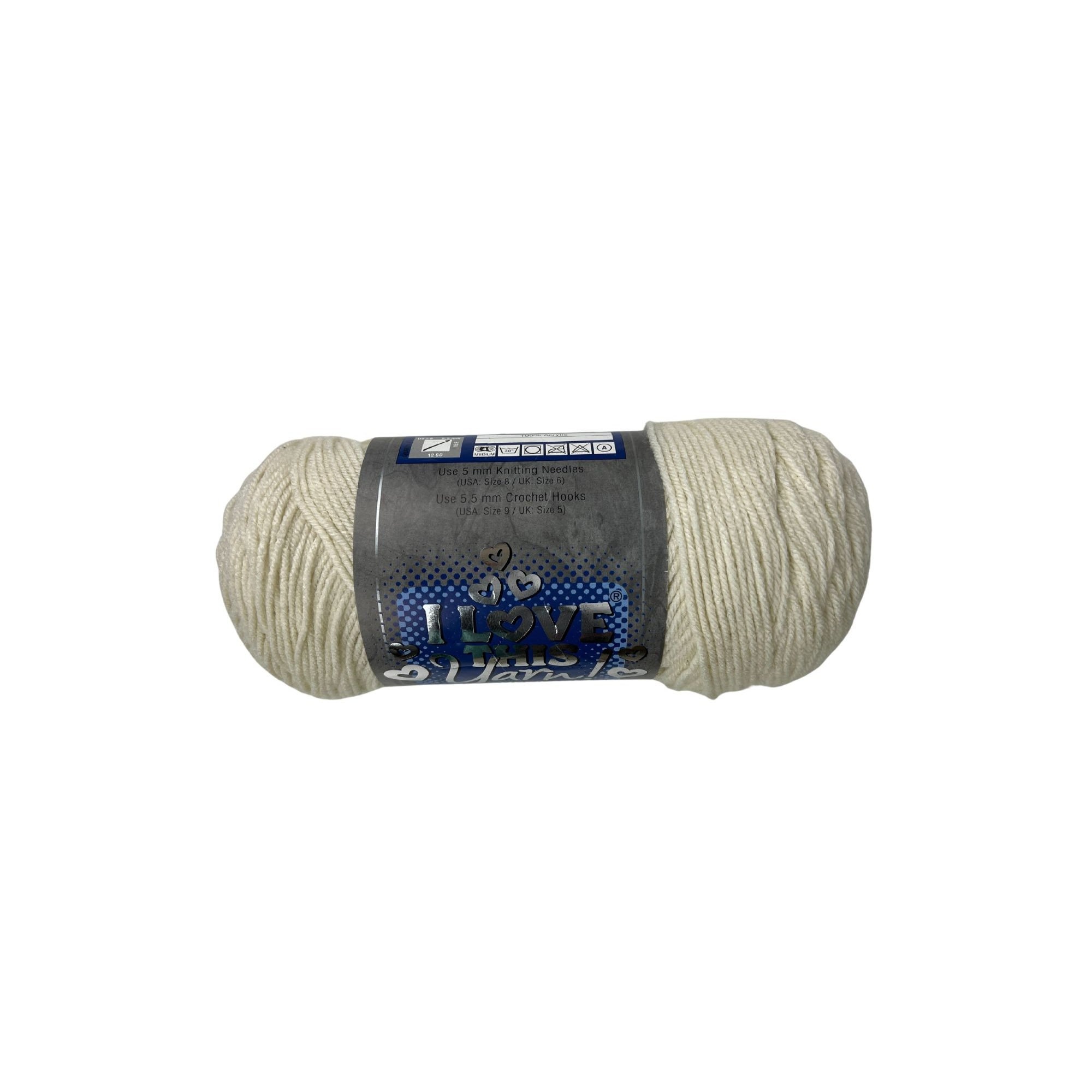I Love This Yarn - Ivory Yarn - Etsy